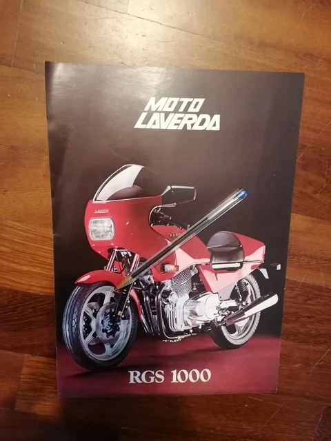 BROCHURE DÉPLIANT FRONTE Retro Laverda Rgs 1000 EUR 19,99 - PicClick IT
