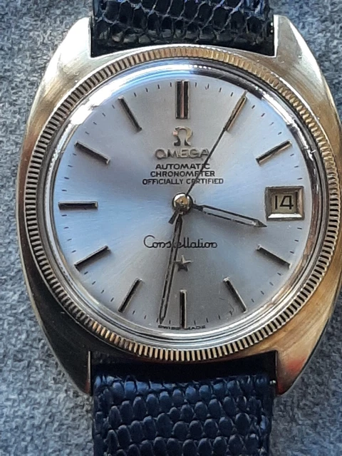 OMEGA CONSTELLATION. GOLD CAPPED. GHIERA IN ORO. ANNI 60. Mov. Aut. Cal ...