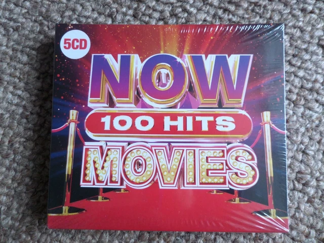 NOW 100 HITS MOVIES - 5 CD compilation album - BRAND NEW & SEALED £3.84 ...