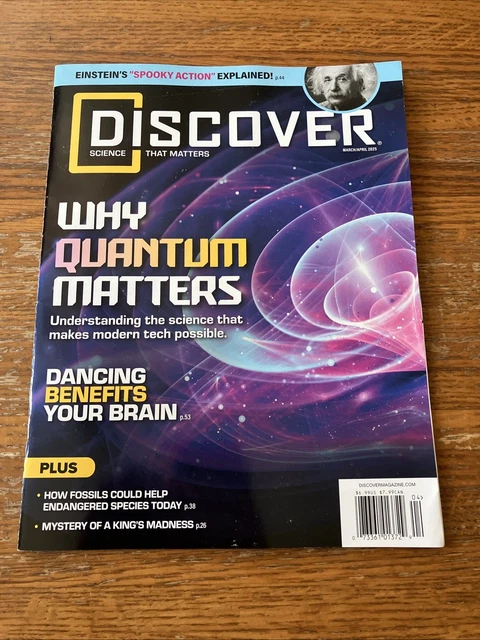 DISCOVER MAGAZINE March / April 2025 Why Quantum Matters £5.29 ...