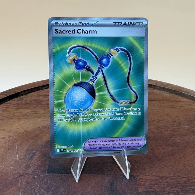 POKEMON SACRED CHARM 122/094 Phantasmal Flames Full Art Holo NM £4.09 ...