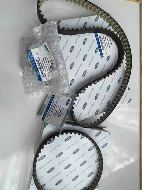 TRANSIT CUSTOM 2.0 Eco Blue Timing Belt Kit Oil Pump Belt + Tensioner ...