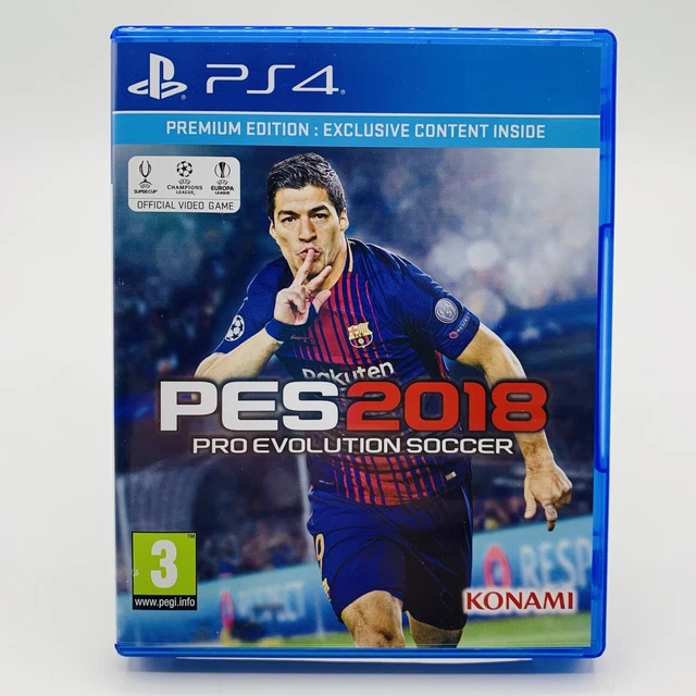 PRO EVOLUTION SOCCER 2018 - Manual Included (PS4) [2215] £7.99 ...