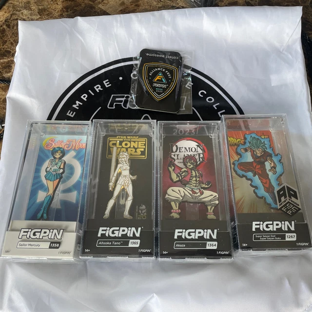 FIGPIN ALLIANCE FEST NYCC 2023 Sailor Mercury Ahsoka Tano Akaza Goku AP EUR 219,38 - PicClick FR