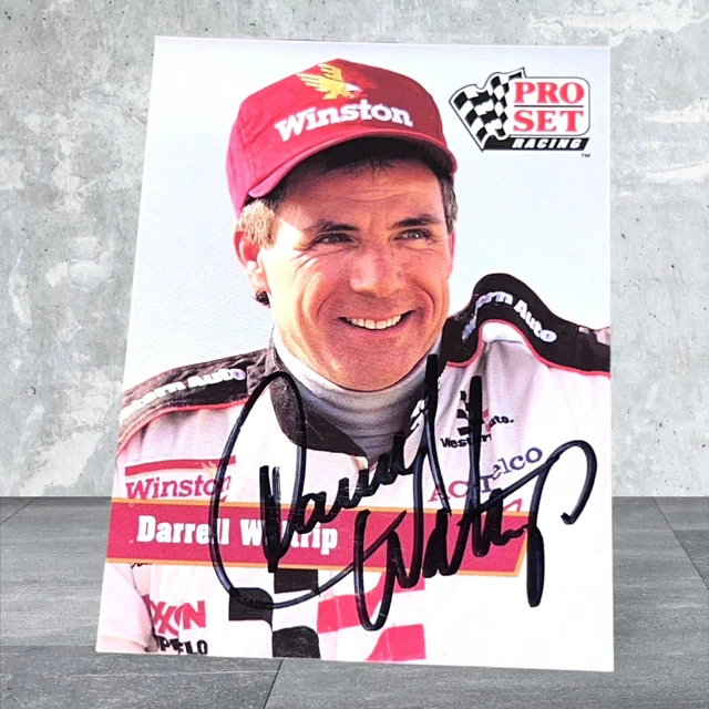 CARTE SIGNÉE DARRELL Waltrip 1991 PRO SET HOFer VINTAGE WINSTON CUP ...