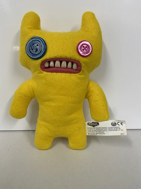 FUGGLER FUNNY UGLY Monster Indecisive Yellow 8" Toy Plush £4.75 ...