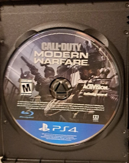 CALL OF DUTY COD Modern Warfare Sony PlayStation 4 PS4 2019 Disc Only ...