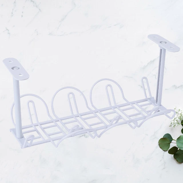 WIRE CABLE TRAY Desk Shelf Storage Kitchen Cabinet Organizer £7.69 ...