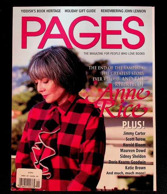 PAGES MAGAZINE NOVEMBER 2005 Anne Rice John Lennon Yiddish Books Jimmy ...