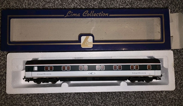 00 GAUGE LIMA L305443 OO GAUGE MK3 SLEEPER COACH GREAT WESTERN MERLIN ...