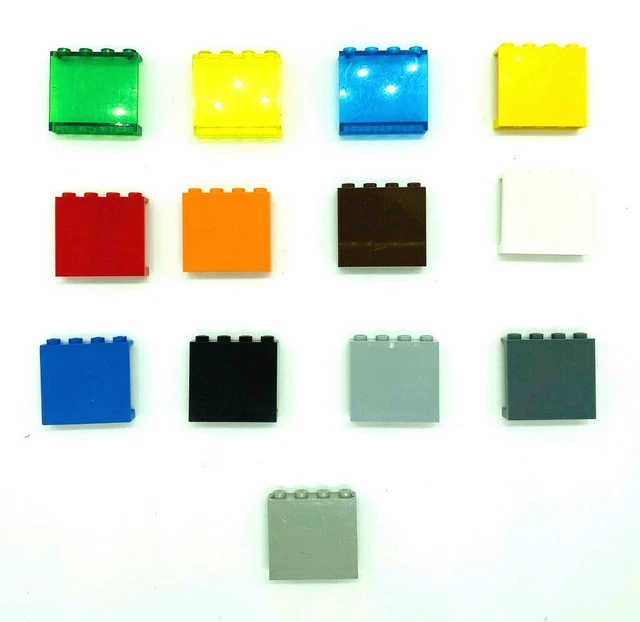 LEGO® 4 PANELS Panels 60581 VARIANTS Space Gray Blue Red Clear Yellow ...