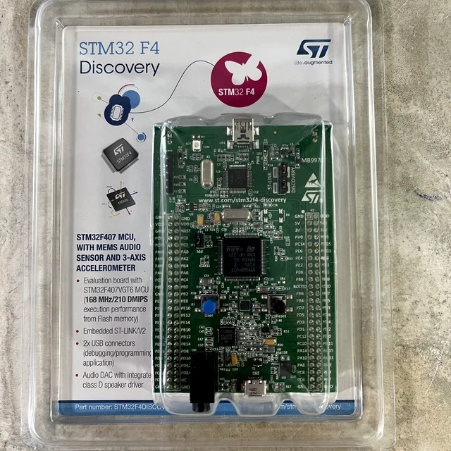 STM32F4 DISCOVERY STM32F407 Cortex-m4 Development Board st-link V2 Kit ...