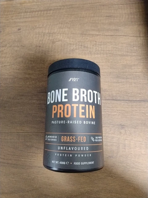 BONE BROTH BOVINE Protein Powder - 400g - Unflavoured New Date 01/27 £ ...