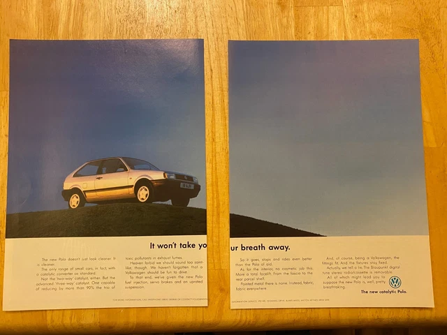 VW VOLKSWAGEN POLO New Catalytic Poster Advert File A4 X 2 M EUR 2,86 ...