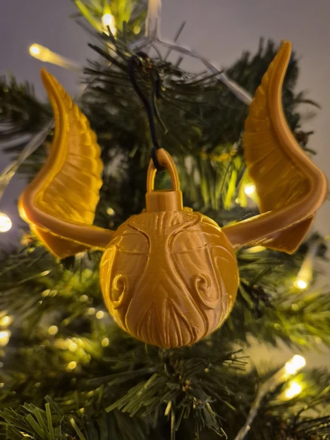 HARRY POTTER GOLDEN Snitch Christmas Bauble £8.12 - PicClick UK