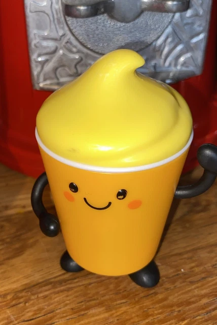 WENDY'S FAST FOOD Toy - Yellow Frosty Character mango milkshake ...