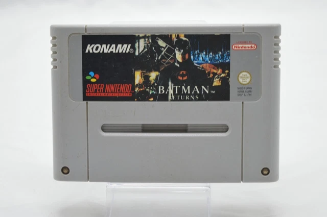 JEU GAME BATMAN Returns FAH console Super Nintendo SNES PAL famicom EUR ...