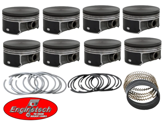 SET OF ENGINETECH Pistons And Rings For Chevrolet Ssr Ls2 6.0L V8 $570. ...