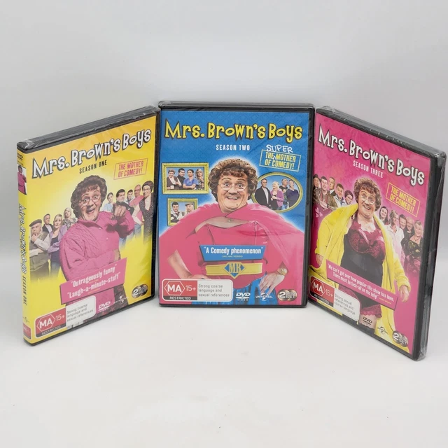 MRS. BROWN'S BOYS Season 1 2 3 NEW SEALED Seasons 1-3 Region 4 DVD $39. ...