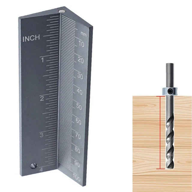 RÈGLE ANGLE DE profondeur guide de perceuse compact avec double ...
