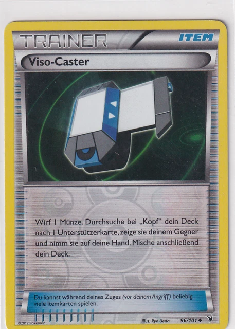 POKEMON MAPPA ROYAL Siege No. 96/101 Viso-Caster Reverse Holo Tedesco ...