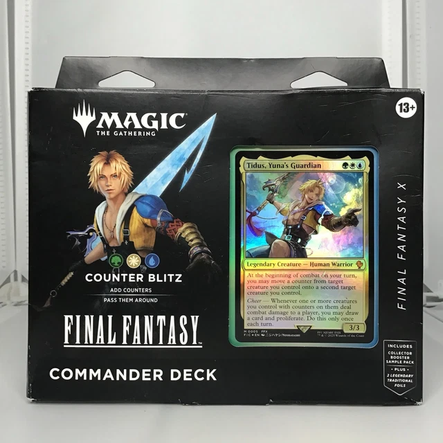 MTG MAGIC THE Gathering Final Fantasy Commander Deck Tidus- Sealed $62.11 - PicClick CA