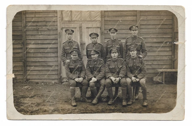 WW1 PHOTO 9TH Battalion Kings Royal Rifle Corps KRRC soldiers, battle patch Army £18.99 ...