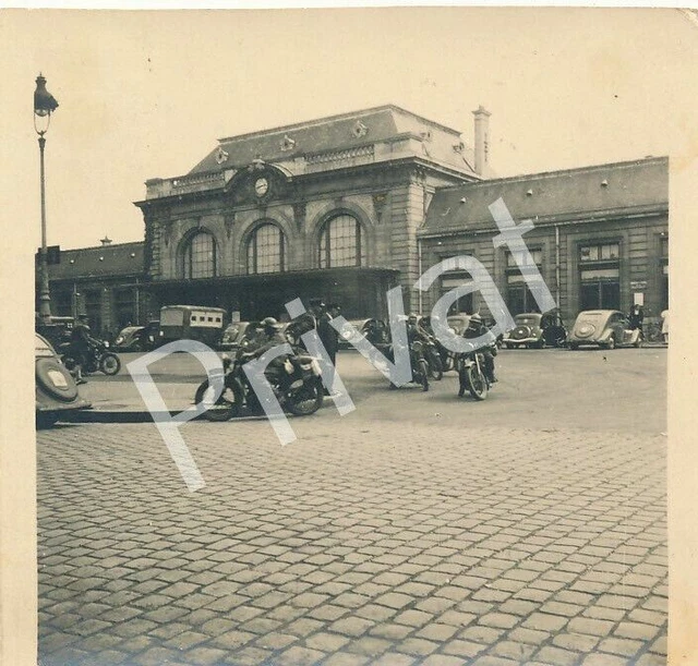 FOTO WK II Wehrmacht Soldaten Offiziere Autos Motorräder bikes F1.38 ...