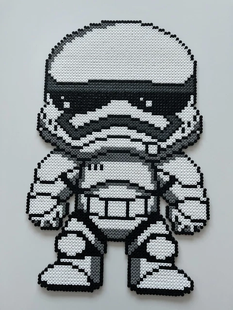 PIXEL ART / Perles A Repasser Tableau Storm Troopers Dans Star Wars EUR ...
