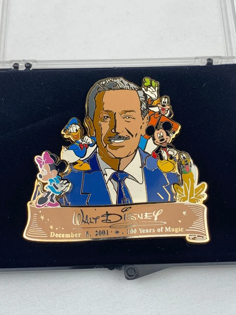 DISNEYLAND CAST EXCLUSIVE Walt Disney 100 Years of Magic LE Jumbo Pin ...
