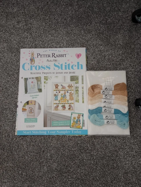 PETER RABBIT CROSS Stitch Magazine Issue 1 Beatrix Potter £6.00 ...