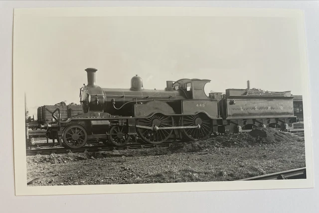 LSWR RAILWAY LOCOMOTIVE Photograph - 445 Class - 445 - D1012 £3.50 ...