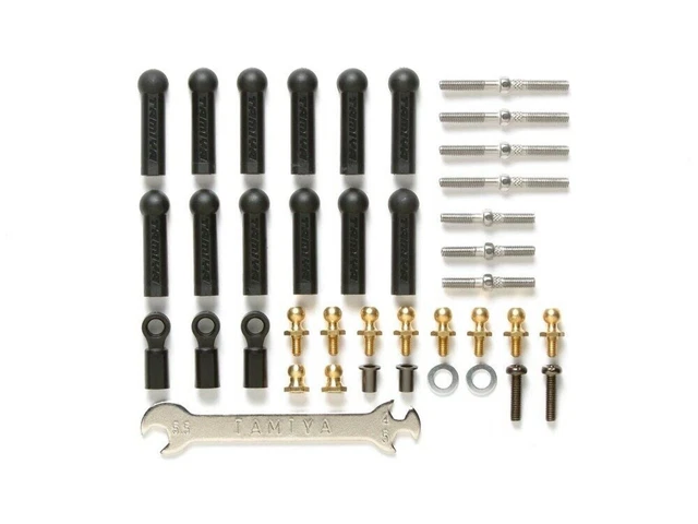 TAMIYA 54539 TT-02B Full Turnbuckle Set, (Neo Scorcher/Dual Ridge ...