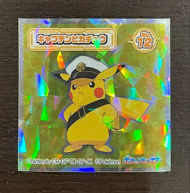 CARTA POKEMON CAPITANO Pikachu Wafer n.12 Cioccolato EUR 51,64 ...