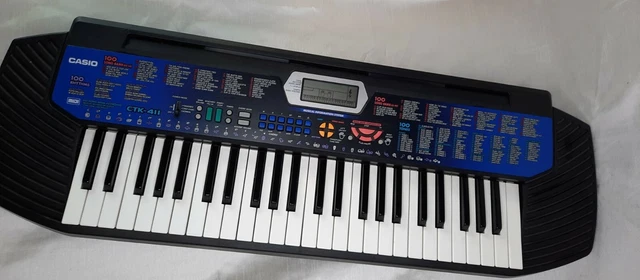 CASIO KEYBOARD CTK-411 100 Rhythms 100 Songs 100 Tones Bank £35.48 ...