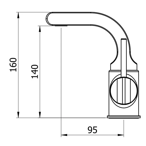 STH WESTCO PANACEA Mini Basin Mixer with Click Waste in Chrome 4E1081 £ ...