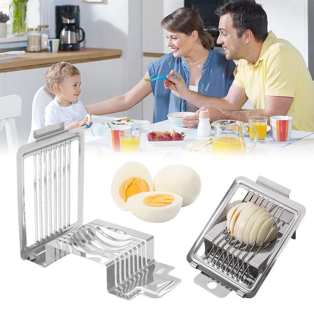 HOUSEHOLD STEEL EGG cutter egg slicer preserved egg classifier. E9H7 ...