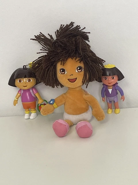 DORA THE EXPLORER Figure Bundle Dora Keyring, Figure And Soft Toy £9.99 ...