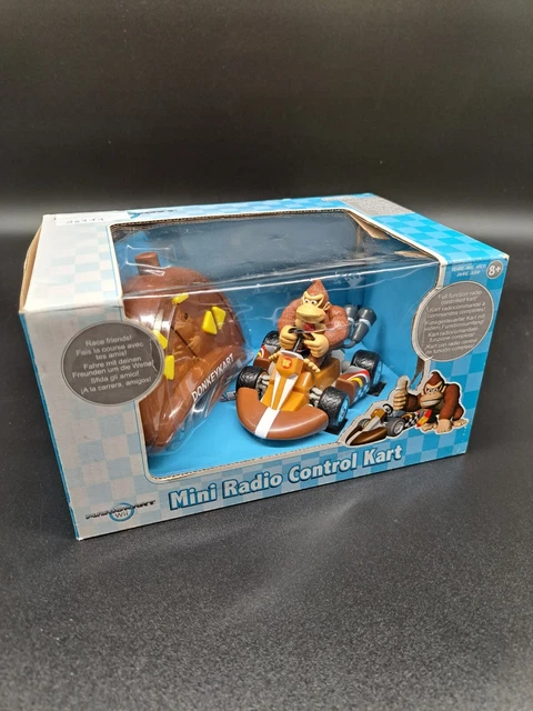MARIO KART NINTENDO Wii Mini Radio Control Kart RC DONKEY KONG nuovo ...