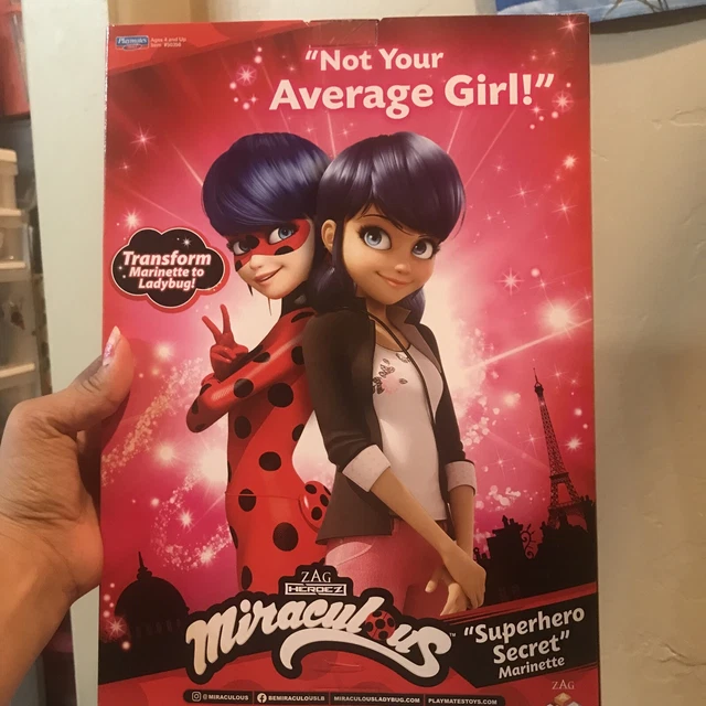 MIRACULOUS LADYBUG SUPERHERO Secret Marinette with Ladybug Fashion ...