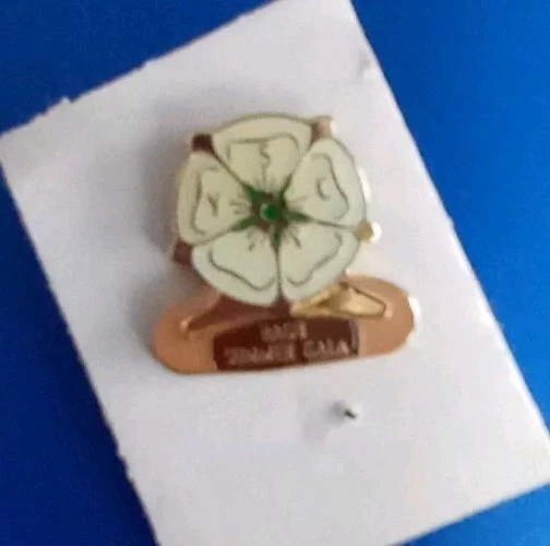 PIN BADGE ROYAL Antediluvian Order of Buffaloes RAOB.Summer Gala white ...