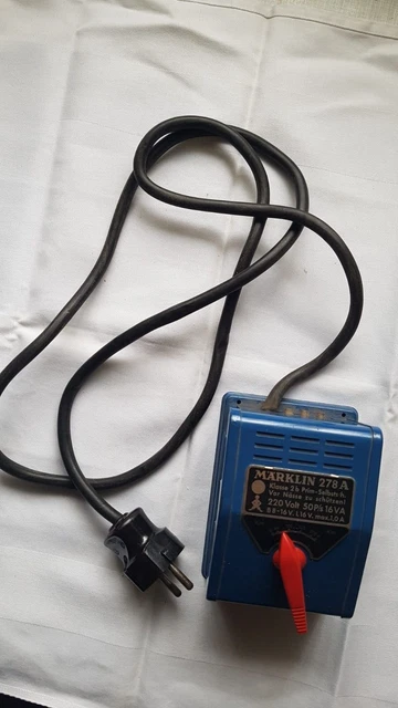 MODELLEISENBAHN MÄRKLIN Trafo 278A Transformator 16 VA, 220 V EUR 10,00 ...