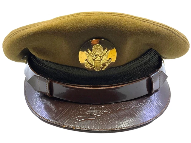 WW2 US ARMY Other Ranks Visor Peak Cap By Feldman Size 7 £138.74 ...