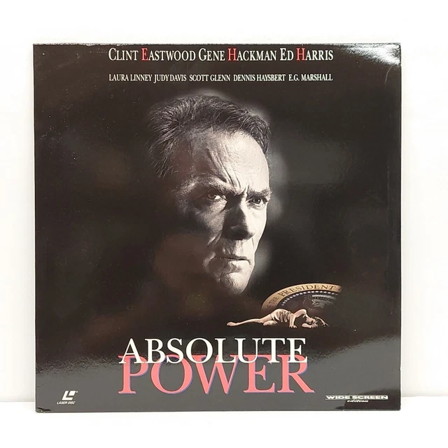 ABSOLUTE POWER LASERDISC Clint Eastwood Gene Hackman Ed Harris ...