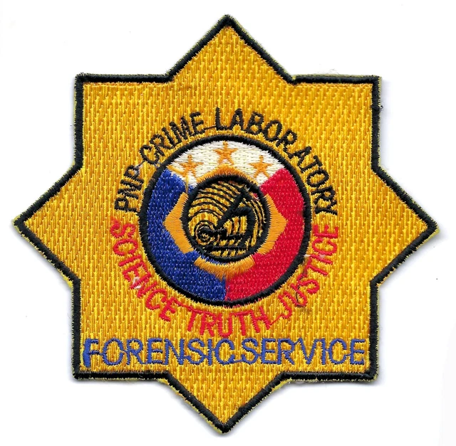 PHILIPPINE NATIONAL POLICE PNP Crime Laboratory Forensic Officer Patch ...