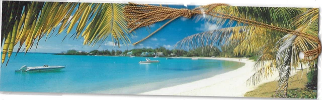 GRAND BAIE MAURITIUS Bookmark Tropical Island Beach Sea Souvenir Gift ...