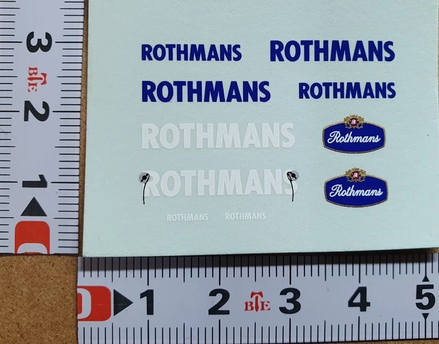 ANCIENS/OLD DECALS 1/43 Logos Rothmans - Carpena Dcc29 EUR 4,00 ...