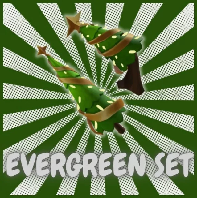 EVERGREEN SET 🔪 Mm2 Murder Mystery 🔫 Fast Delivery £79.59 - PicClick UK