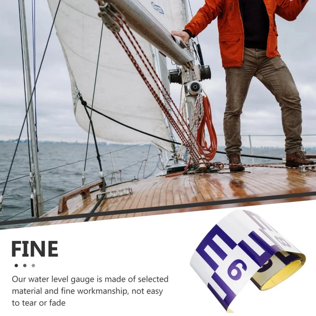 SELF-ADHESIVE WATER GAUGE Tools Pool Level Indicator Measurement $19.01 ...