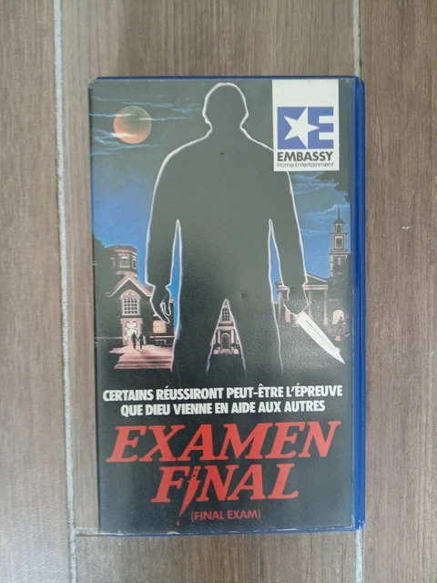 VHS EXAMEN FINAL (slasher 1981) EMBASSY (1983) 1ere et seule édition ...